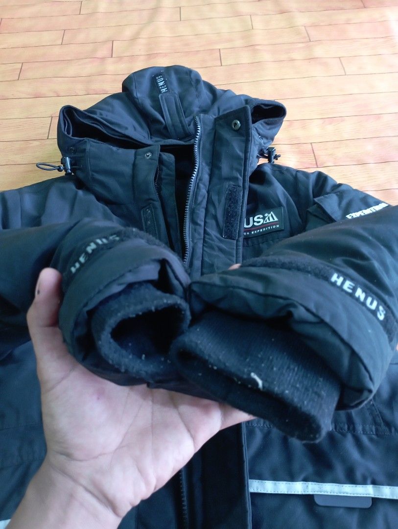 Jaket Bulang HENUS EDWIN bekas second branded, Fesyen Pria, Pakaian ...