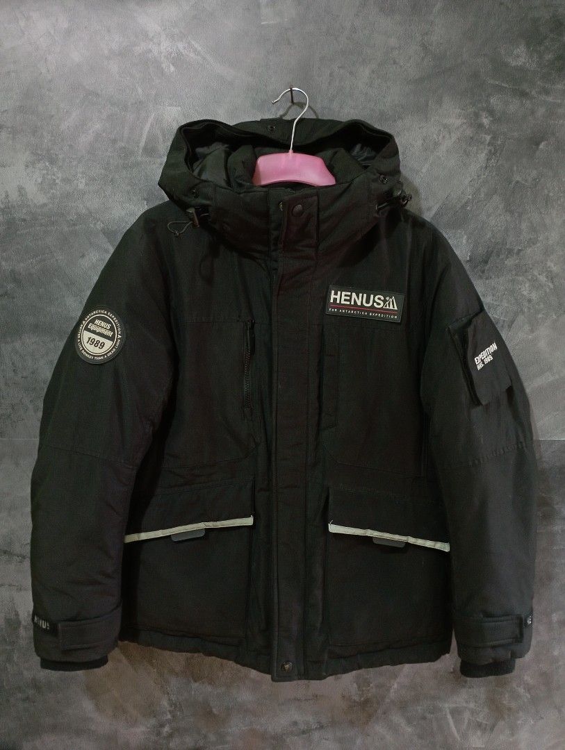 Jaket Bulang HENUS EDWIN bekas second branded, Fesyen Pria, Pakaian ...