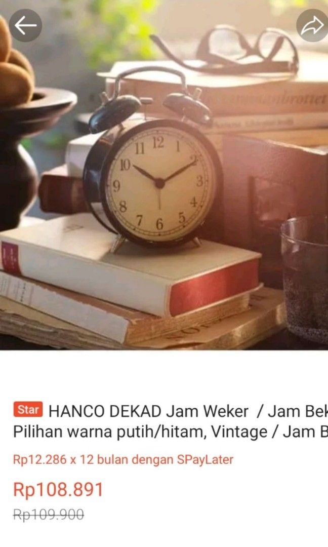 Jam Meja Klasik IKEA DEKAD on Carousell