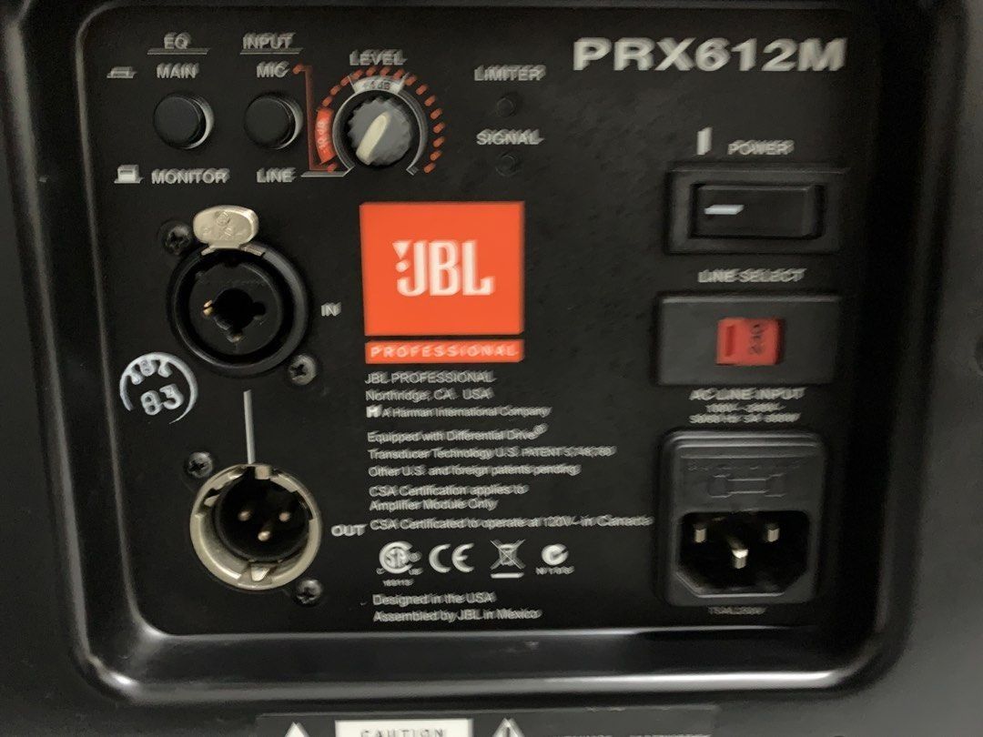 JBL PRX612M 12 inch Two-Way Multipurpose Self-Powered Sound ...