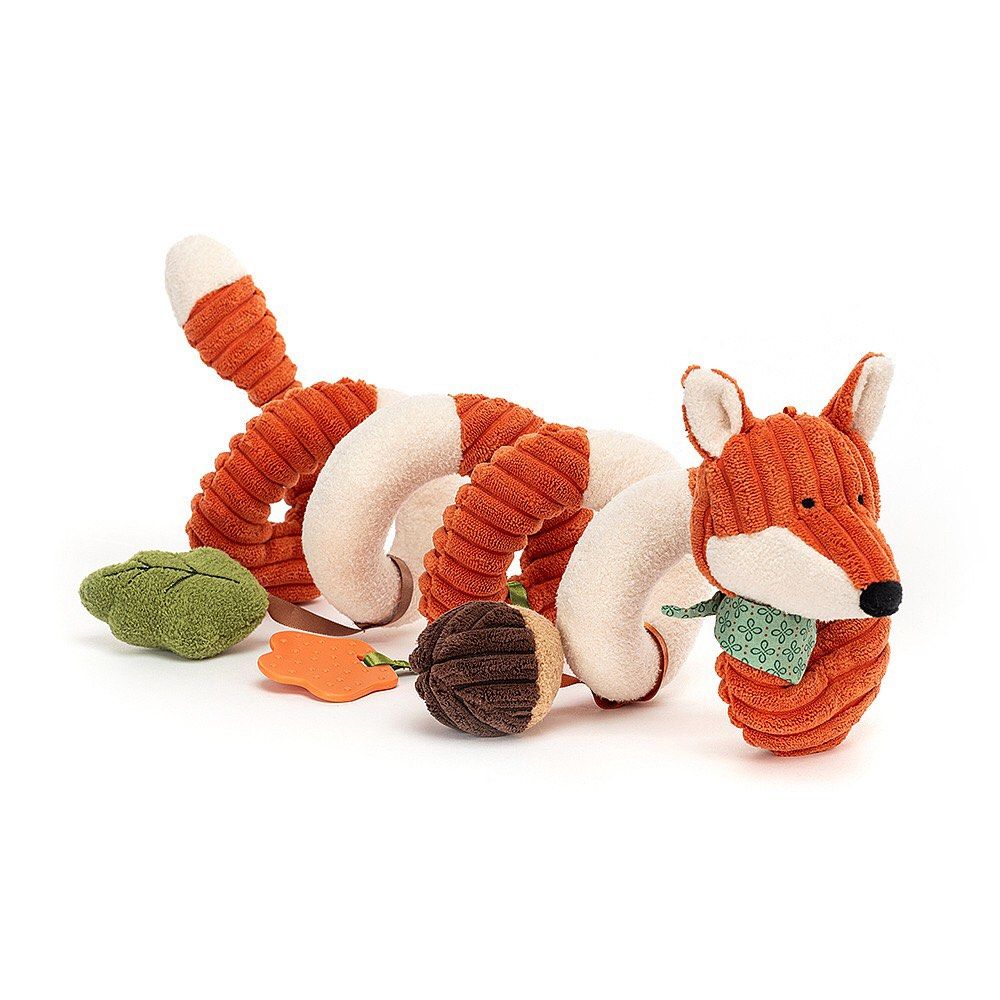 （現貨）Jellycat Cordy Roy Baby Fox Spiral Activity Toy, 兒童＆孕婦用品, 嬰兒玩具 ...