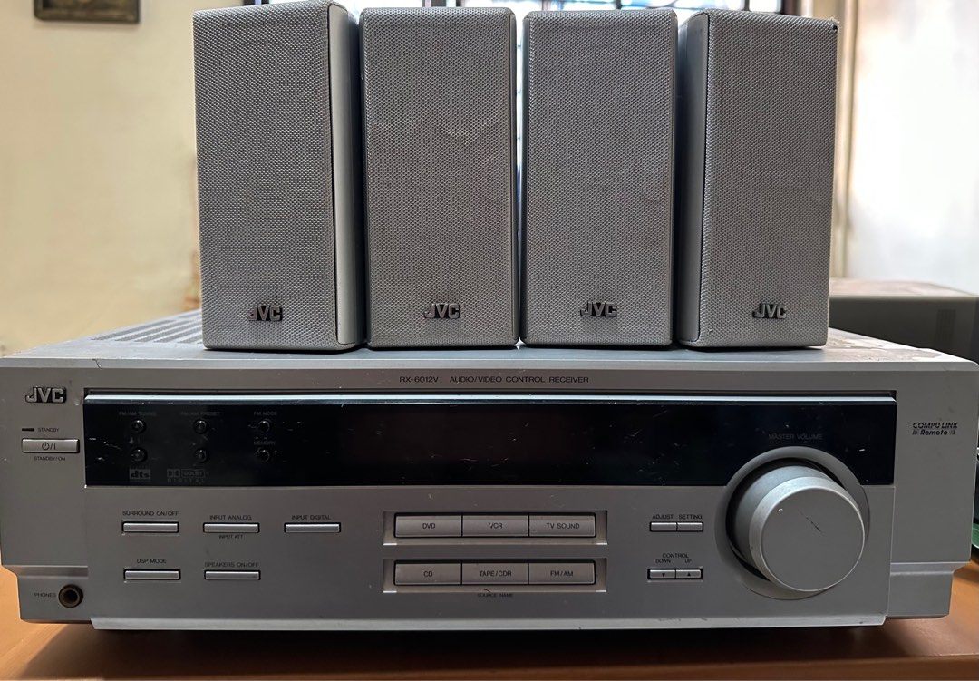 JVC RX-6012V 5.1 Dolby Digital DTS Audio/Video Receiver Amplifier ...