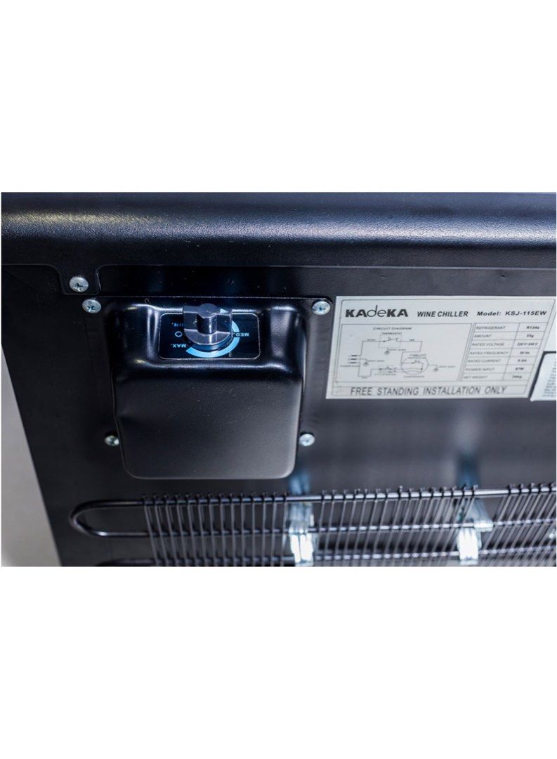 Kadeka Wine Chiller KSJ115EW, TV & Home Appliances, Kitchen Appliances ...