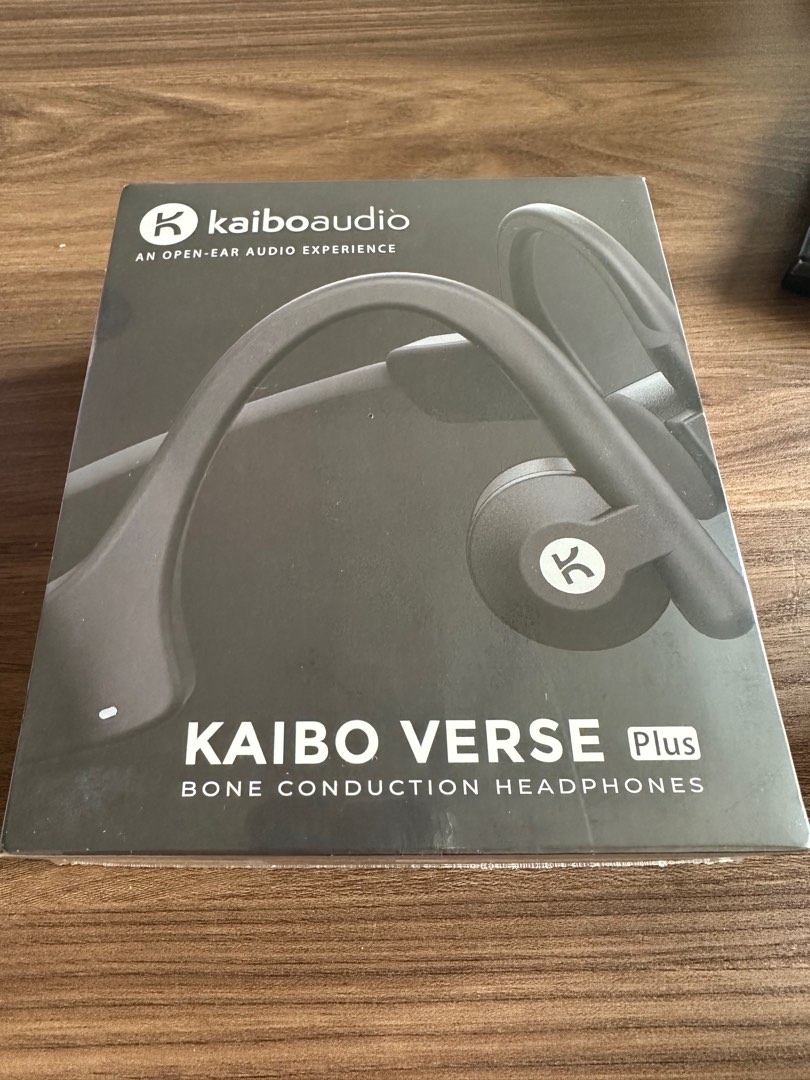kaibo audio KAIBO VERSE Plus 骨傳導 藍牙耳機（黑色）, 手機及配件, 其他在旋轉拍賣