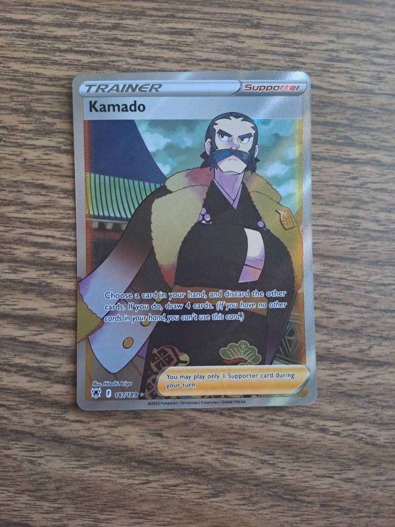 Kamado Trainer Pokemon Card, Hobbies & Toys, Toys & Games on Carousell