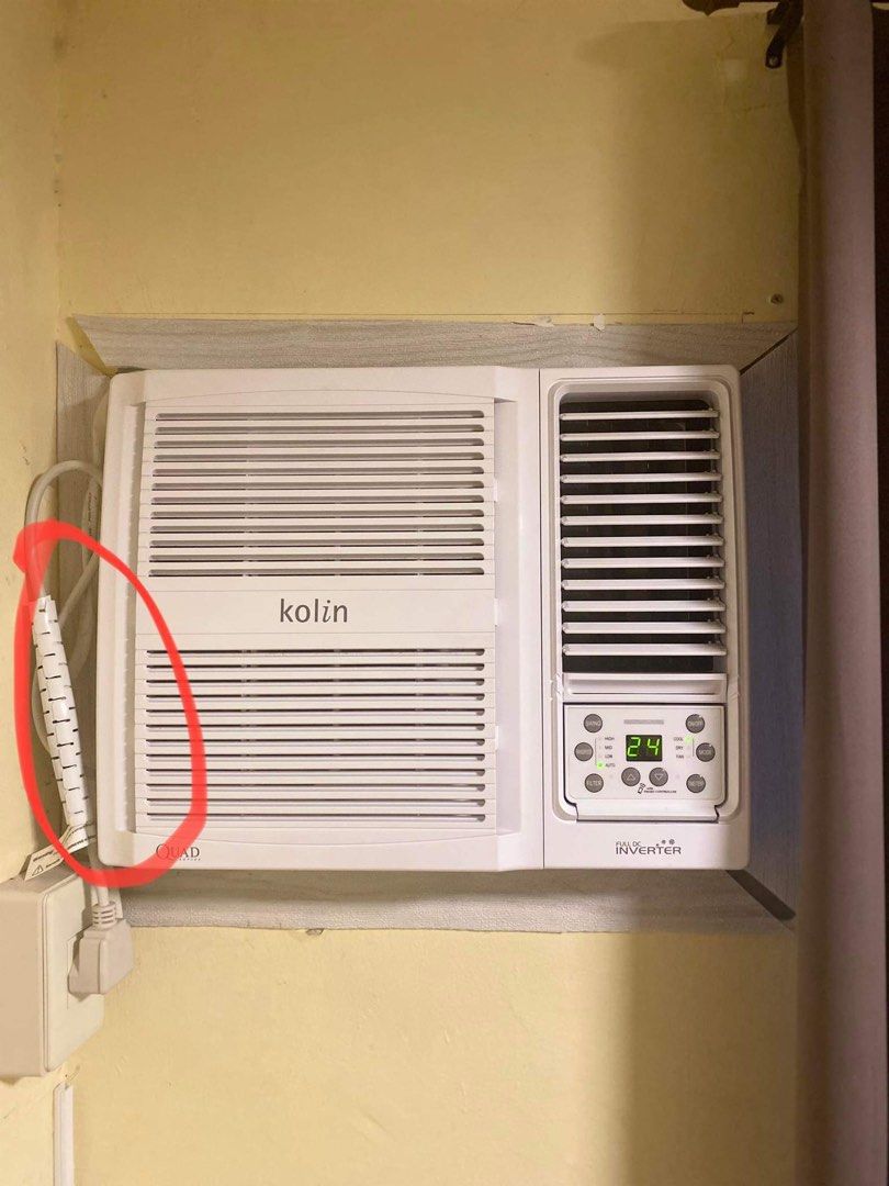 Kolin Window Type Inverter - 1HP, TV & Home Appliances, Air ...