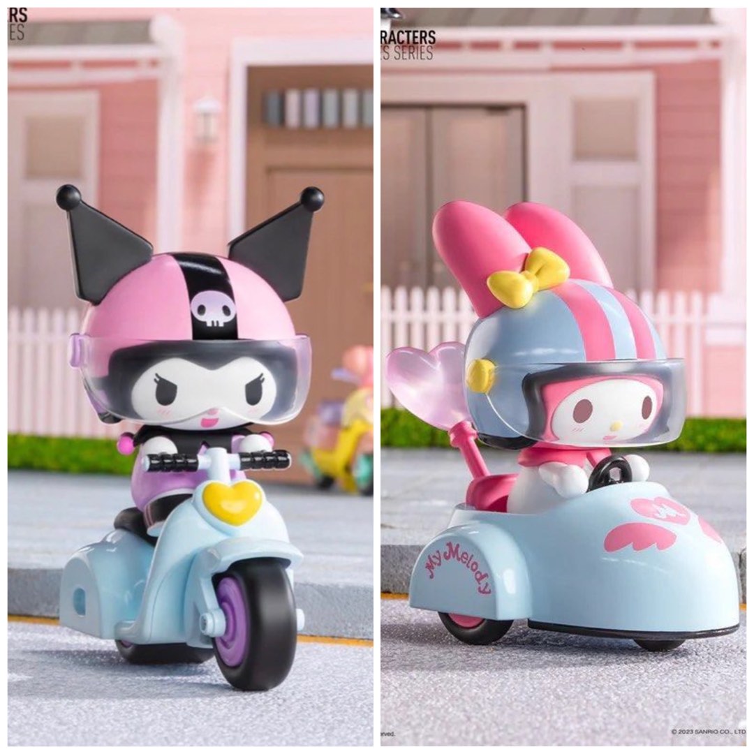 kuromi motorcycle + melody motorcycle popmart, Hobbies & Toys, Toys ...