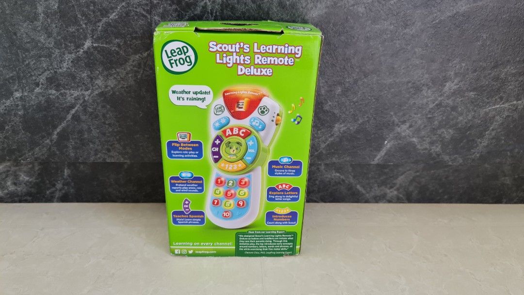 Leap Frog learning lights remote, Babies & Kids, Infant Playtime on ...