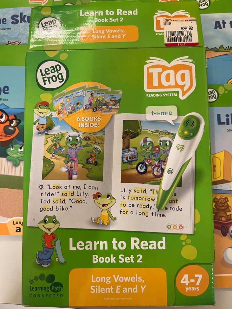 Leapfrog Tag Learn to Read Book set 2 (Brand new), Hobbies & Toys ...