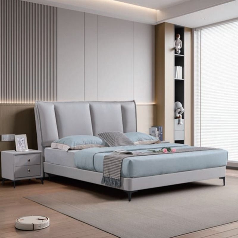 Leath-Aire High Quality Bed frame upholstered headboard and bed frame ...