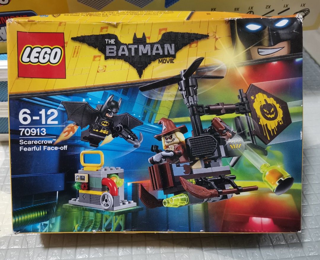 LEGO 70913 The BATMAN Movie Scarecrow Fearful Face-off, 興趣及遊戲, 玩具 & 遊戲類 ...