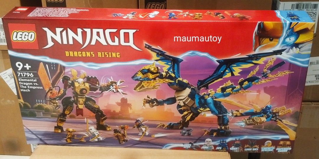 Lego 71796 Ninjago Elemental Dragon vs. The Empress Mech, 興趣及遊戲, 玩具 ...
