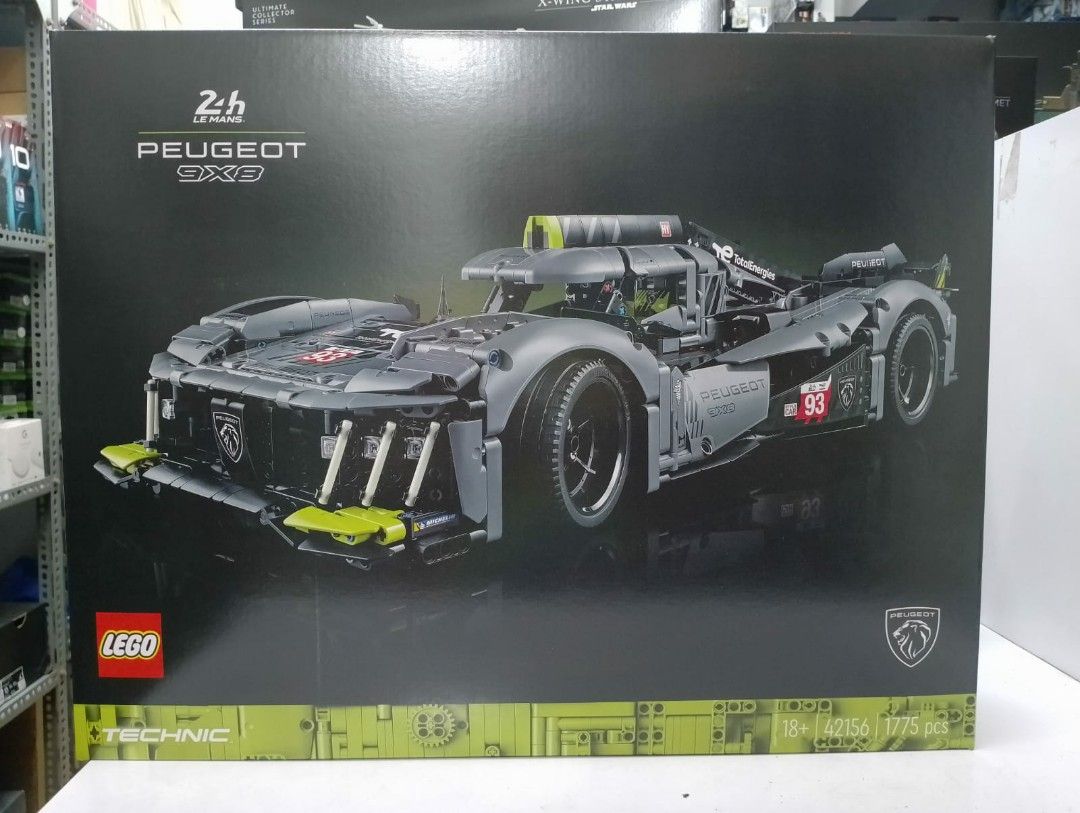 Lego Peugeot 9x8 24H Le Mans Hybrid Hypercar 42156, Hobbies & Toys ...
