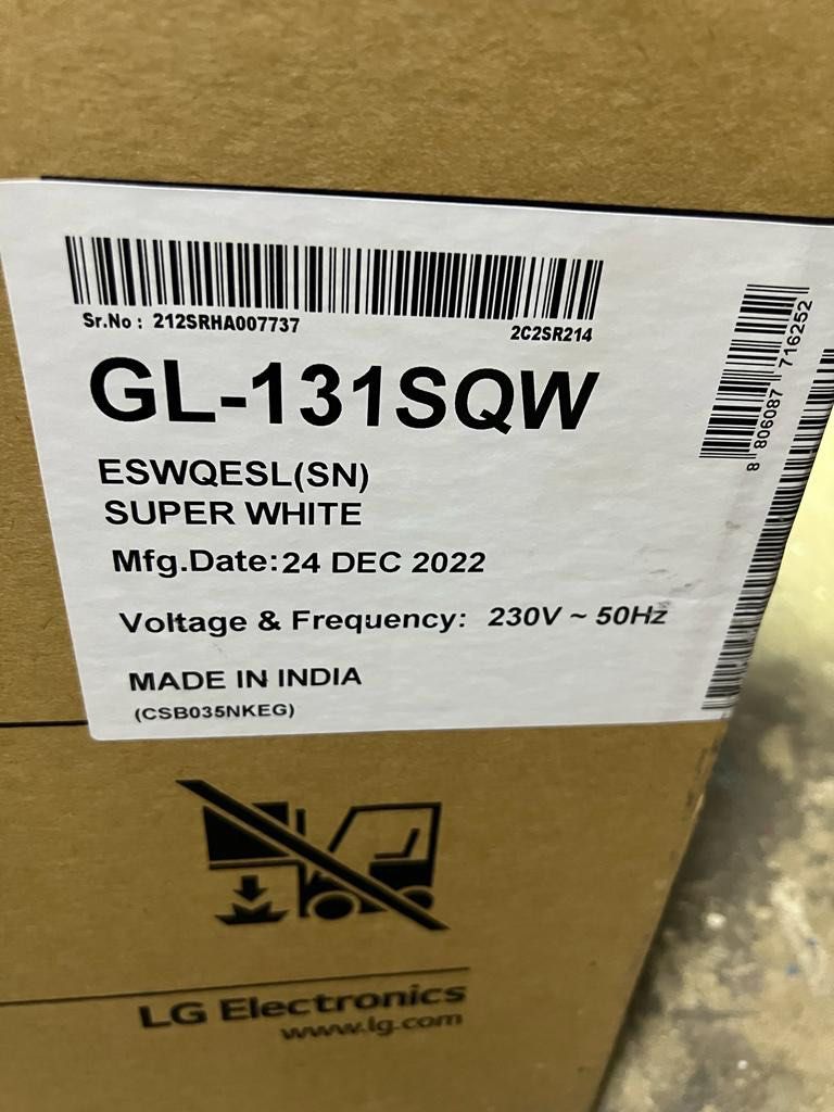 LG GL-131SQW 90L 1 DOOR BAR FRIDGE, REFRIGERATOR, 2 TICKS,free delivery ...