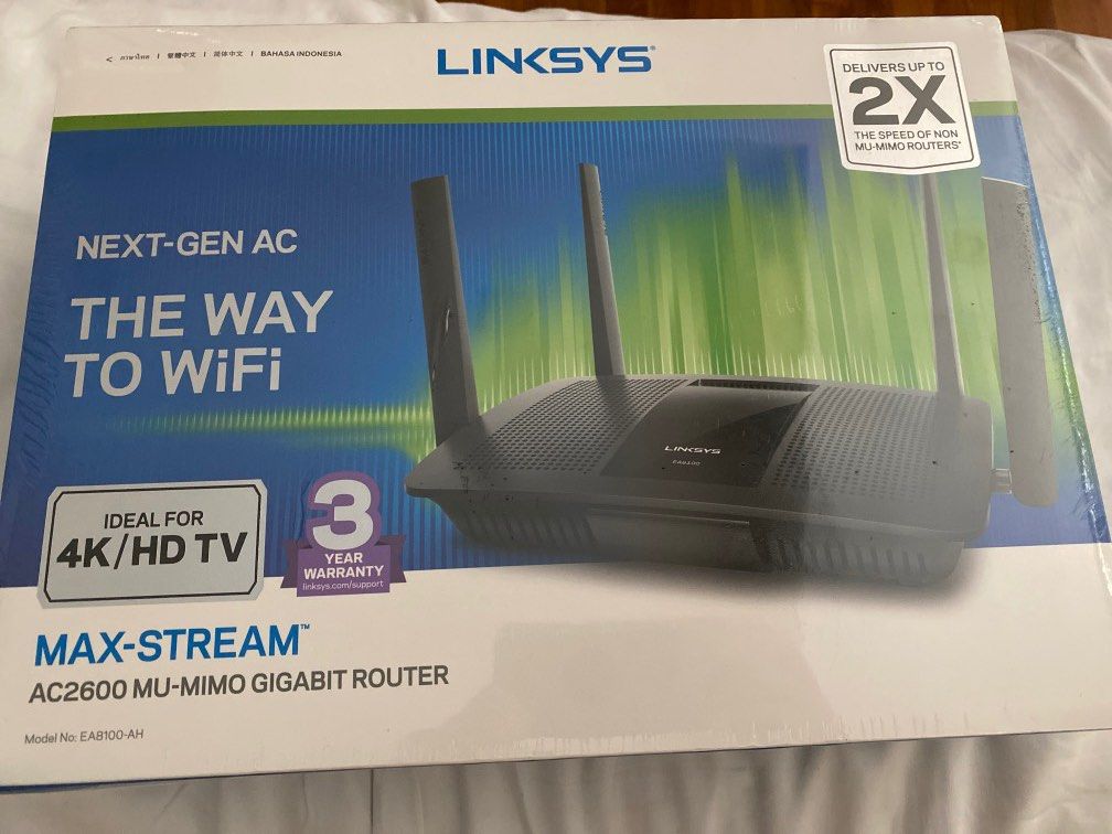 Linksys router, Computers & Tech, Office & Business Technology on Carousell