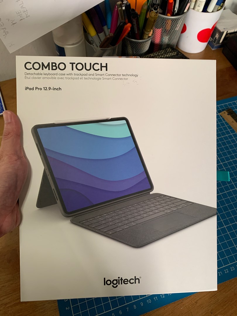 Logitech Combo Touch for iPad Pro 12.9, Mobile Phones & Gadgets ...