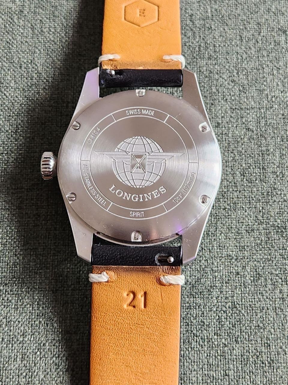 [SOLD] Longines Spirit Automatic 40mm (Matte Black Dial), Luxury ...