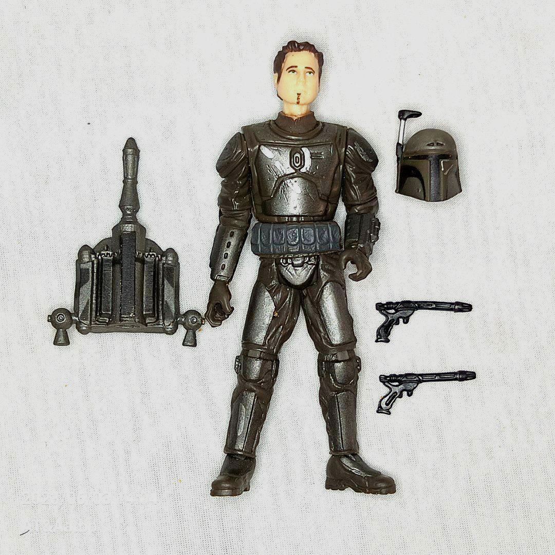 Loose/Complete Star Wars Republic Elite Forces Mandalorian B'ARIN APMA 3.75" scale action figure ...
