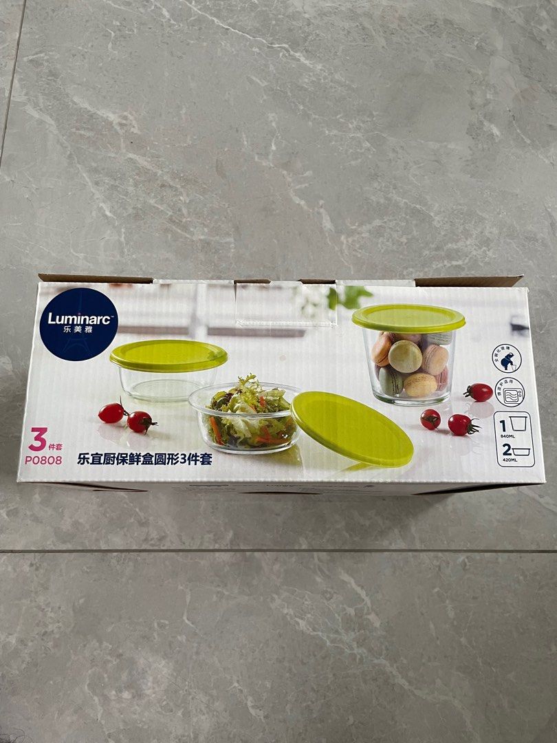 Luminarc Containers, Furniture & Home Living, Kitchenware & Tableware ...