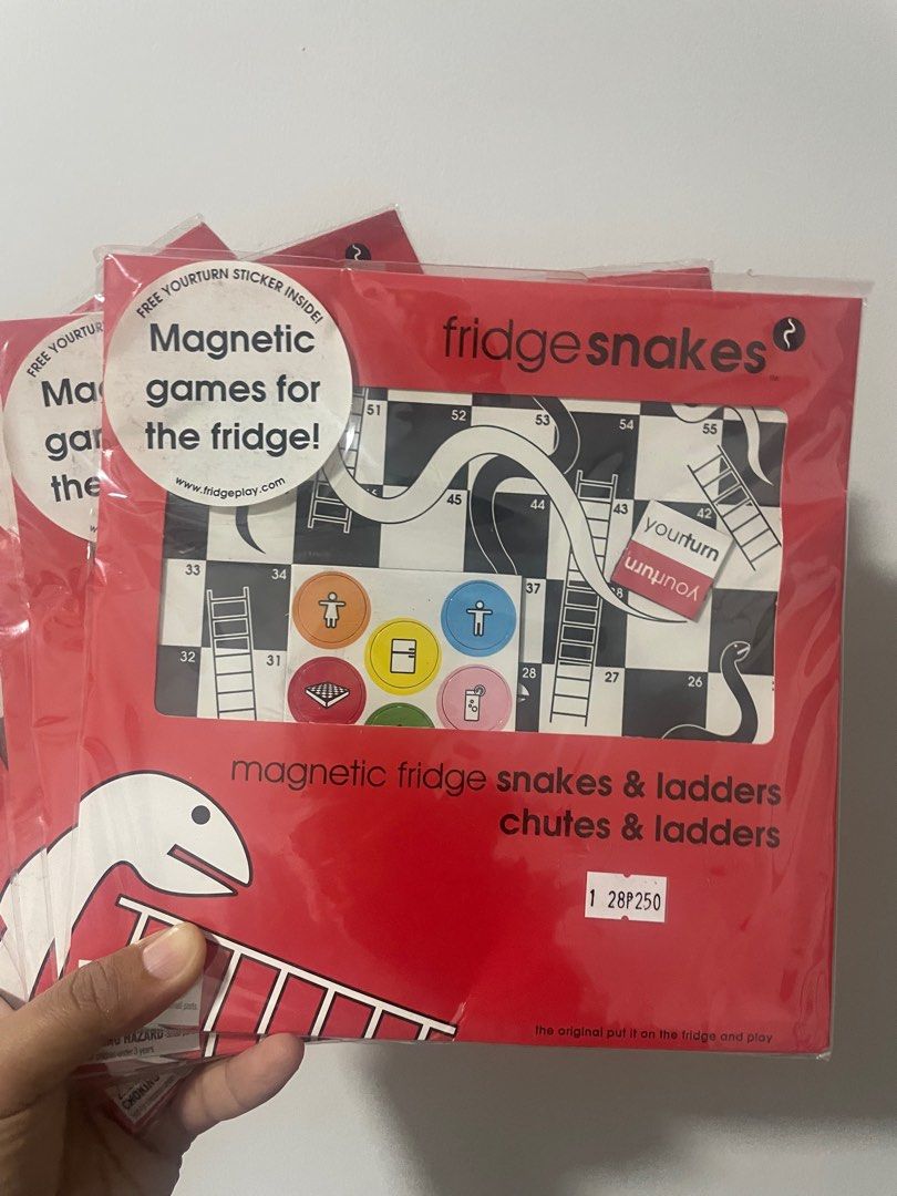 Magnetic Fridge Snakes & Ladders, Hobbies & Toys, Toys & Games on Carousell