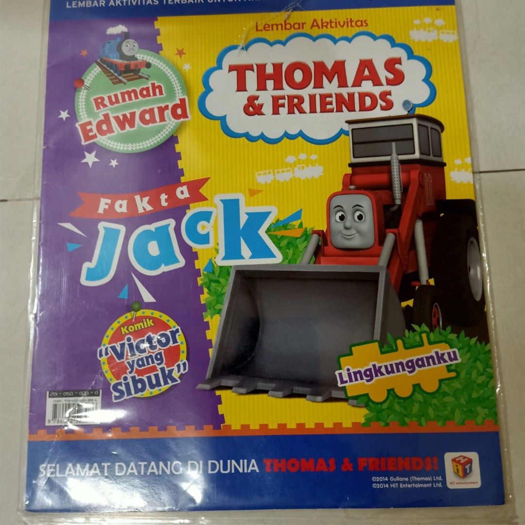 Majalah thomas/buku aktivitas thomas/buku thomas and friends/buku ...