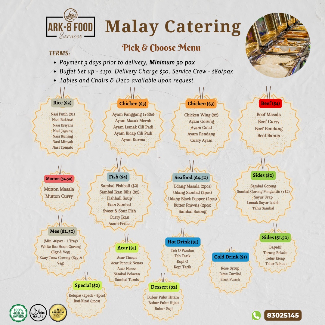 Malay Food Catering, Food & Drinks, Local Eats on Carousell