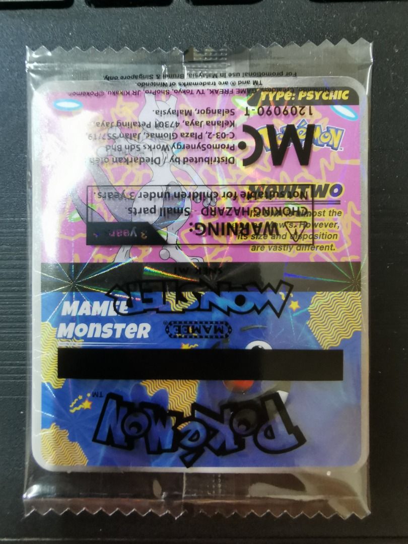 Mamee Monster Pokemon Sticker Card, Hobbies & Toys, Toys & Games on ...
