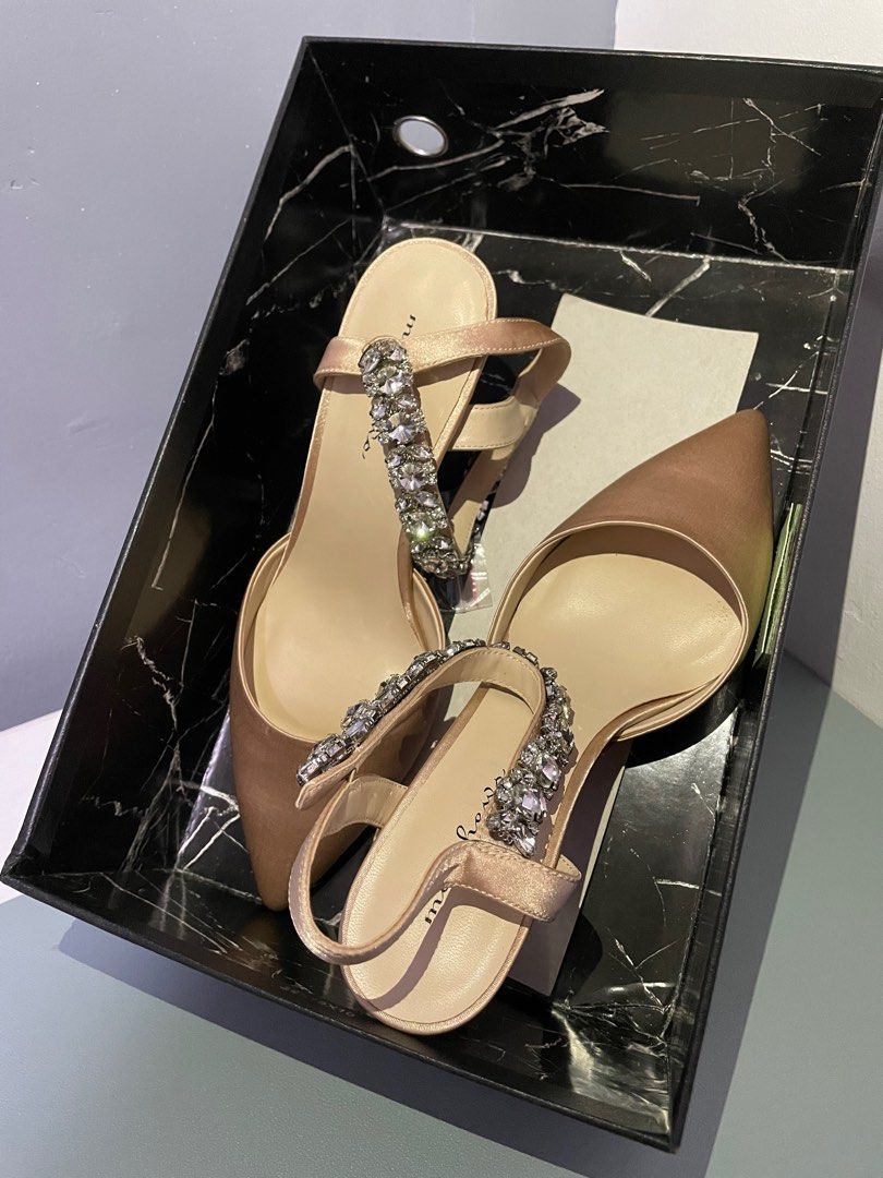 Matthews heels with rhinestones on Carousell