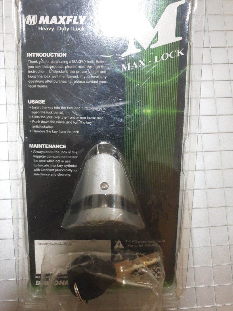 Maxfly heavy duty lock, Furniture & Home Living, Security & Locks ...