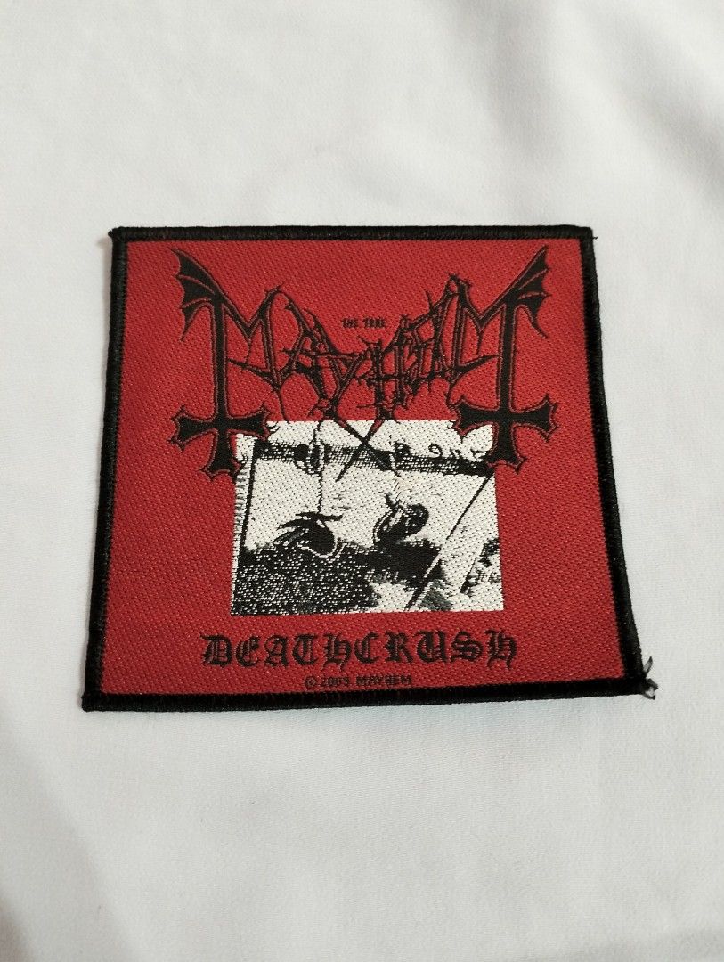 Mayhem Darkthrone Arch Enemy Official Merchandise Small Back Patch ...