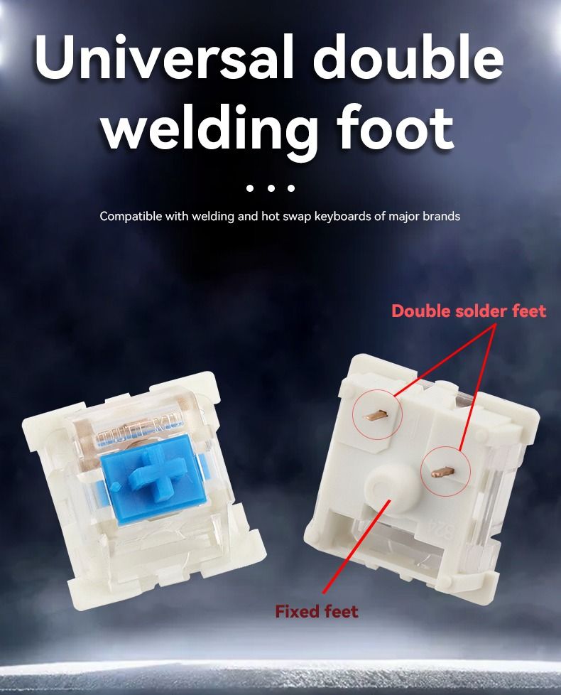 Mechanical 3 pin switches keyboard shaft, Computers & Tech, Parts ...