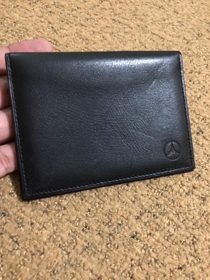 Mercedes Benz leather black wallet on Carousell