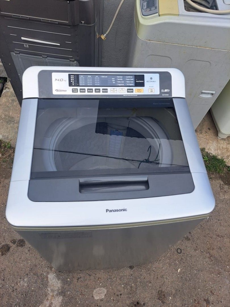 Mesin basuh jenama Panasonic 14 kg inveter, TV & Home Appliances ...