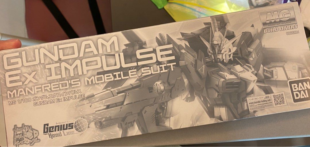 MG 1/100 Gundam Ex Impulse, 興趣及遊戲, 玩具 & 遊戲類 - Carousell