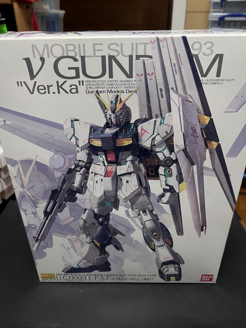 MG Master Grade RX-93 V Nu Gundam Ver. Ka, Hobbies & Toys, Toys & Games ...