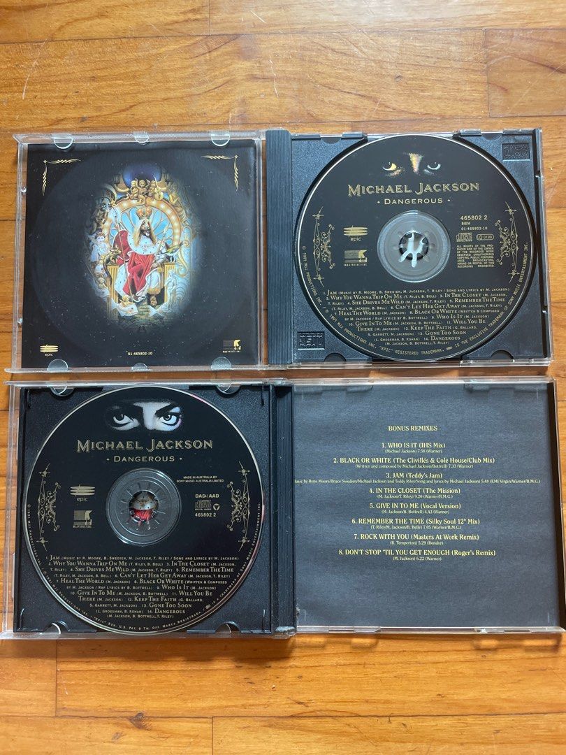 Michael Jackson Dangerous CD, Hobbies & Toys, Music & Media, CDs & DVDs ...