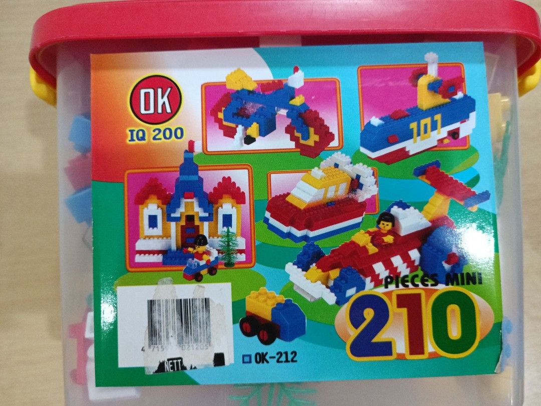 Mini blocks 210 pcs (Taiwan), Hobbies & Toys, Toys & Games on Carousell