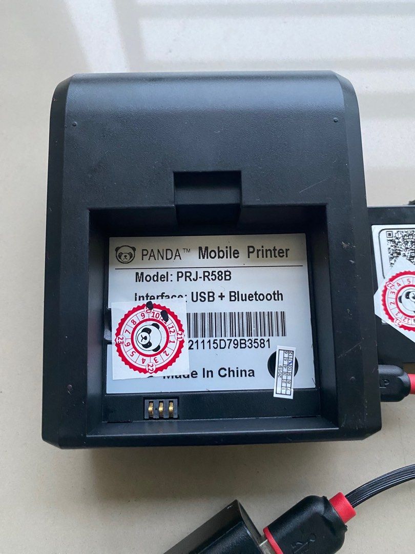 (876) Mini Portable Printer PPOB Thermal Panda, Elektronik, Bagian ...