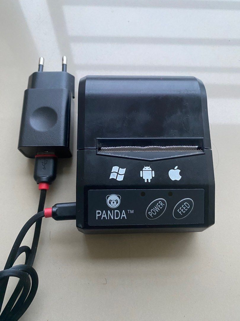 (876) Mini Portable Printer PPOB Thermal Panda, Elektronik, Bagian ...