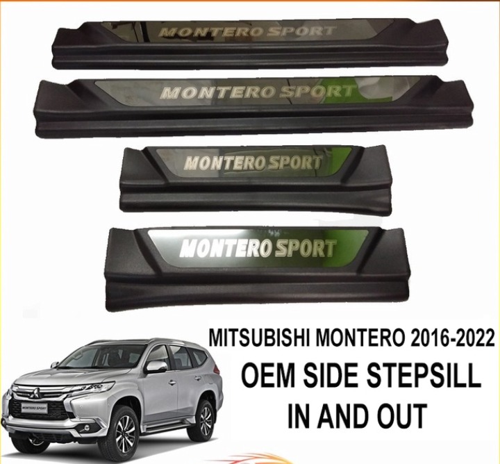 Mitsubishi Montero 2016 to 2023 OEM Side stepsill / Step sill In and ...