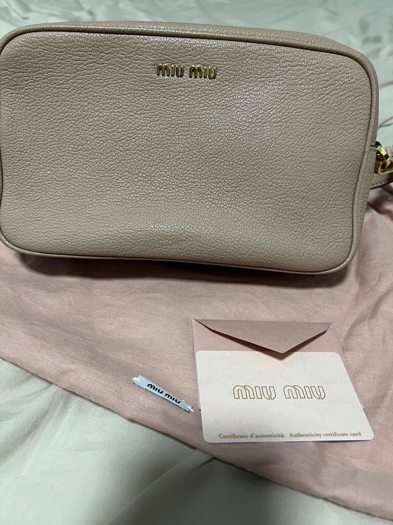 Miu Miu Camera bag, Luxury, Bags & Wallets on Carousell