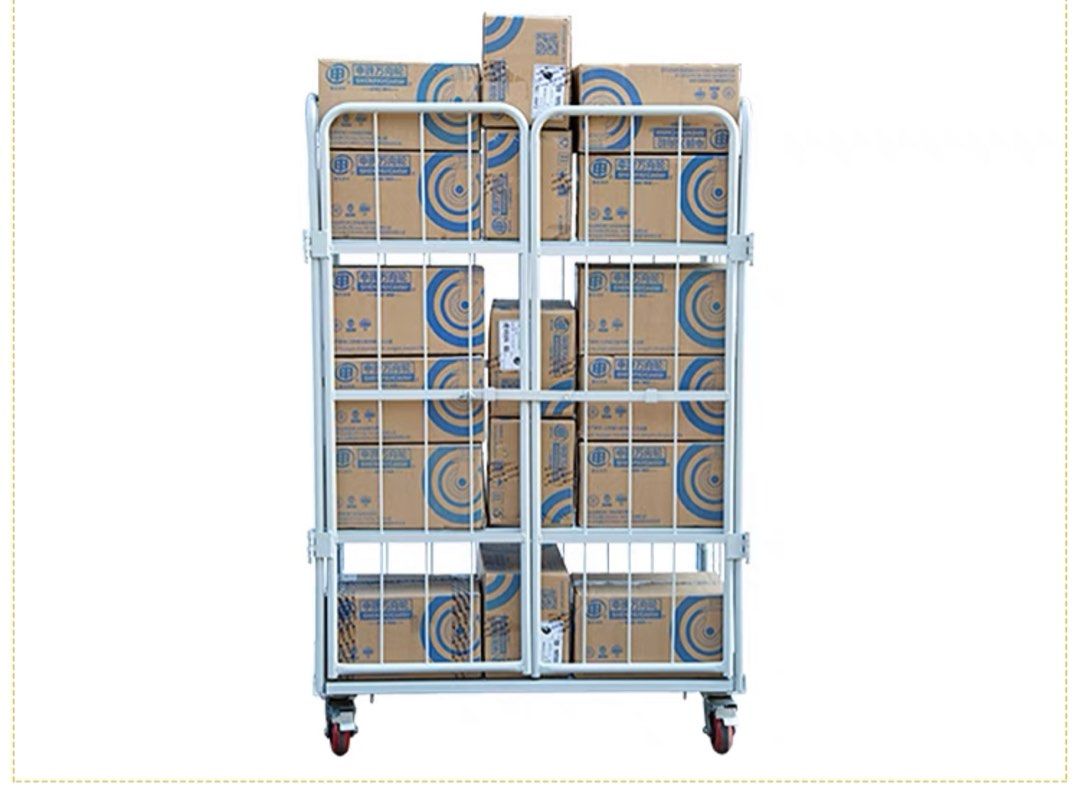 Mobile logistics trolley folding tool trolley express sorting luggage ...