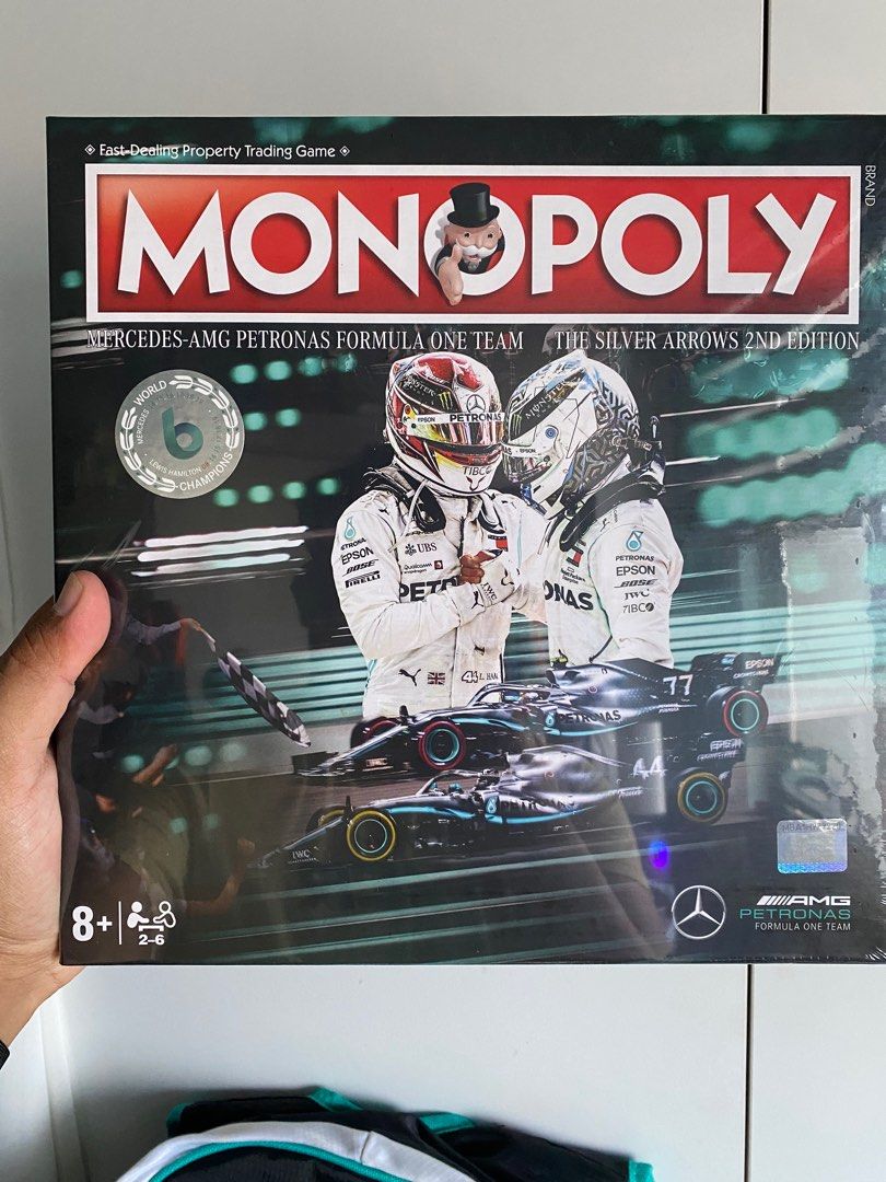 NOT FOR SALE - Monopoly Mercedes AMG F1 - Silver Arrows, Hobbies & Toys ...