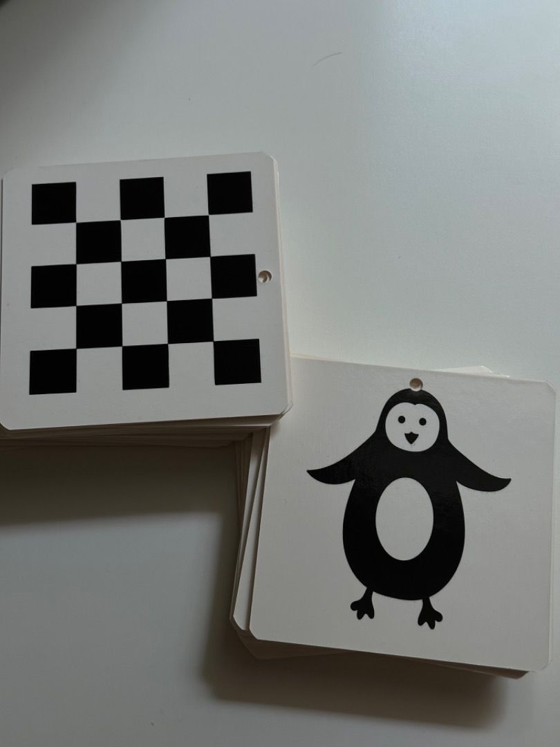 Montessori baby visual stimulation cards for early learning, Babies ...