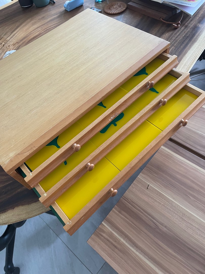 Montessori Botany Cabinet with Tracing Box, Hobbies & Toys, Toys ...