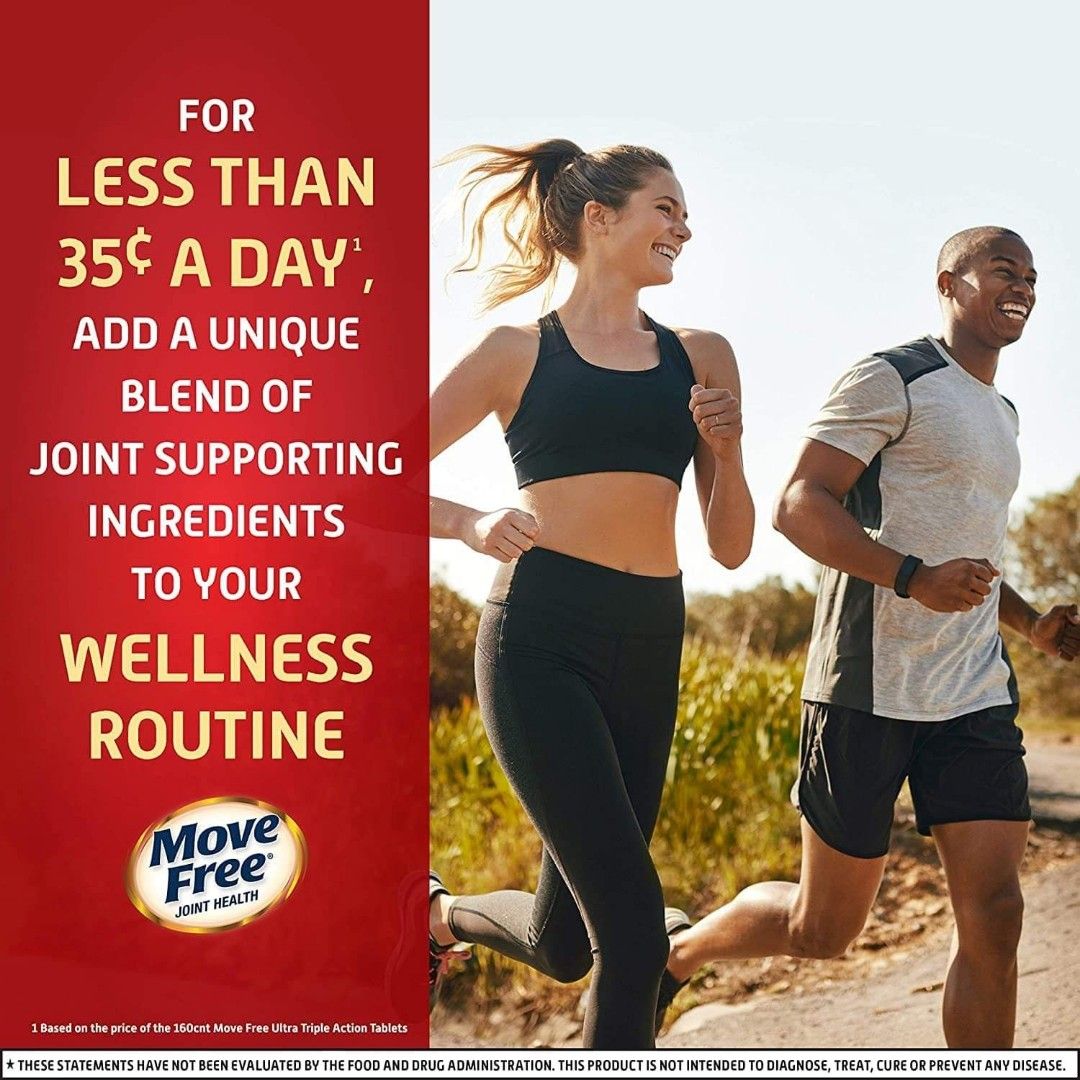 Move Free Schiff Ultra Triple Action 75 Tablets, Health & Nutrition ...