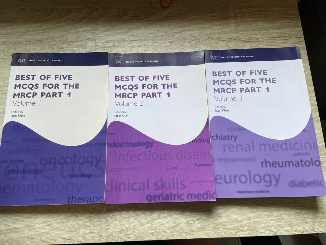 MRCP Part 1 Best of Five MCQ Volume 1, 2,3, Hobbies & Toys, Books ...