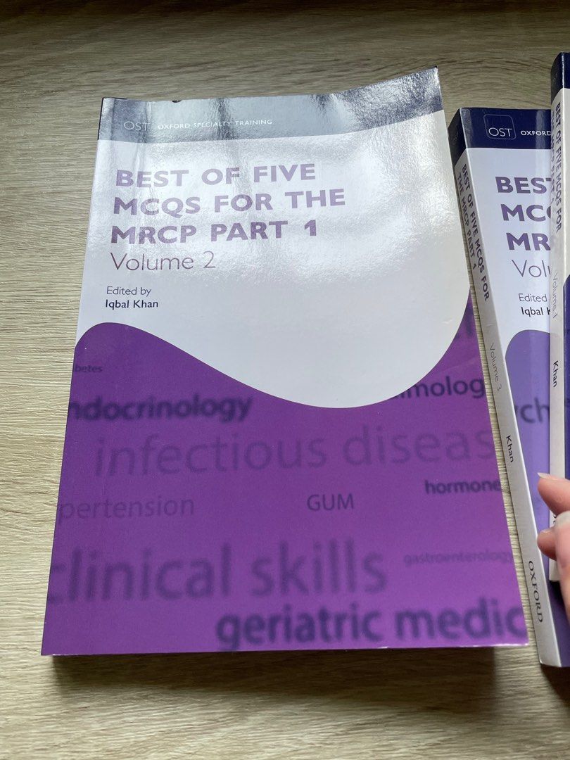 MRCP Part 1 Best of Five MCQ Volume 1, 2,3, Hobbies & Toys, Books ...