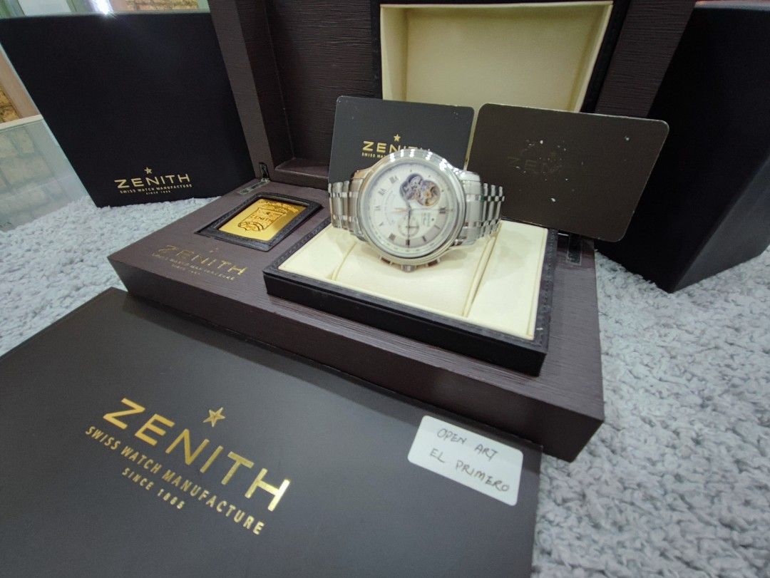 MSKL JOHAN ZENITH El Primero Skeleton Open Heart Power Reserve 45mm ...