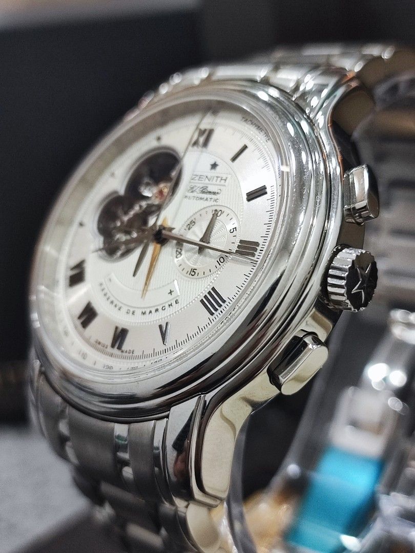 MSKL JOHAN ZENITH El Primero Skeleton Open Heart Power Reserve 45mm ...